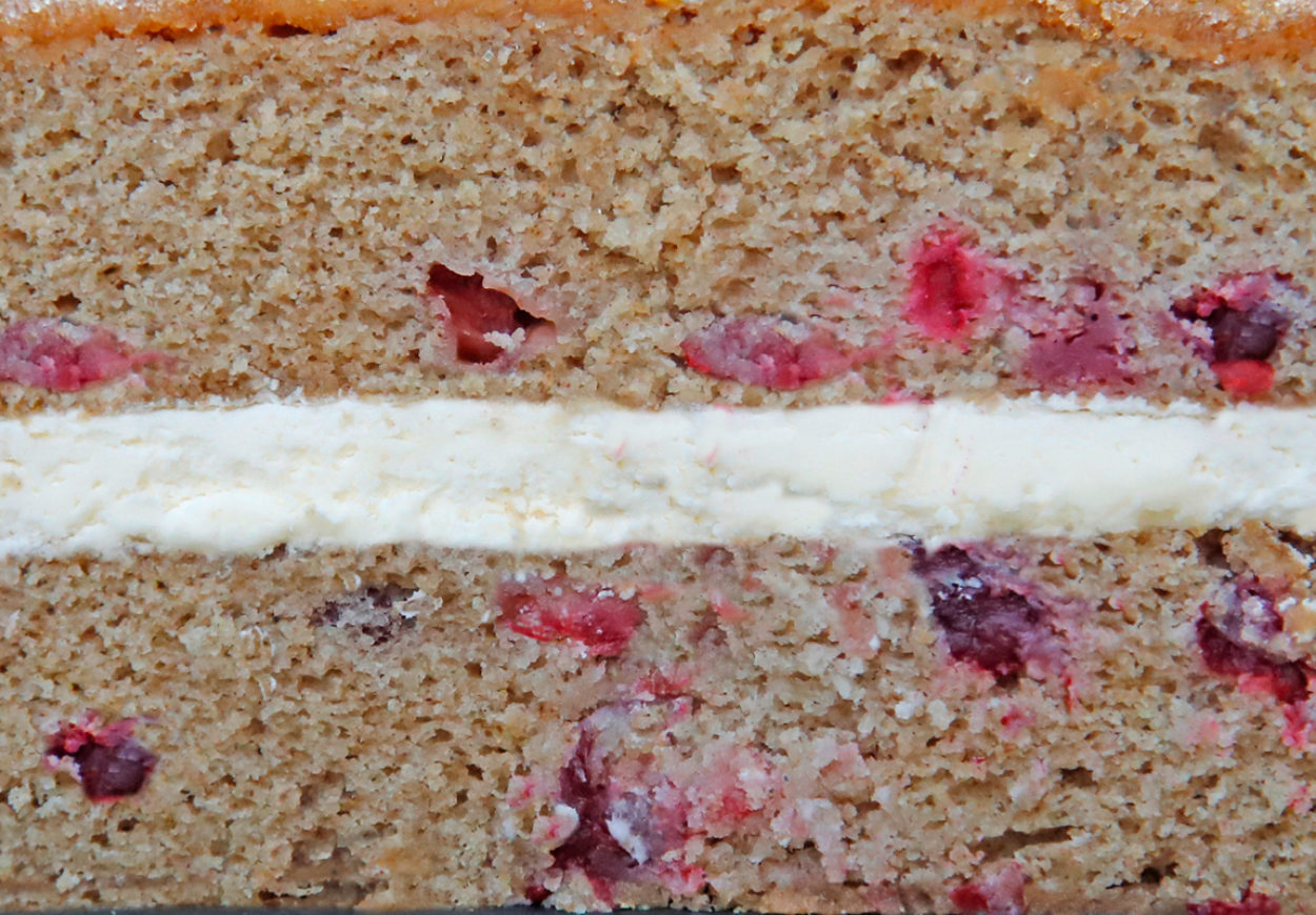 Spiced Orange & Cranberry Cake